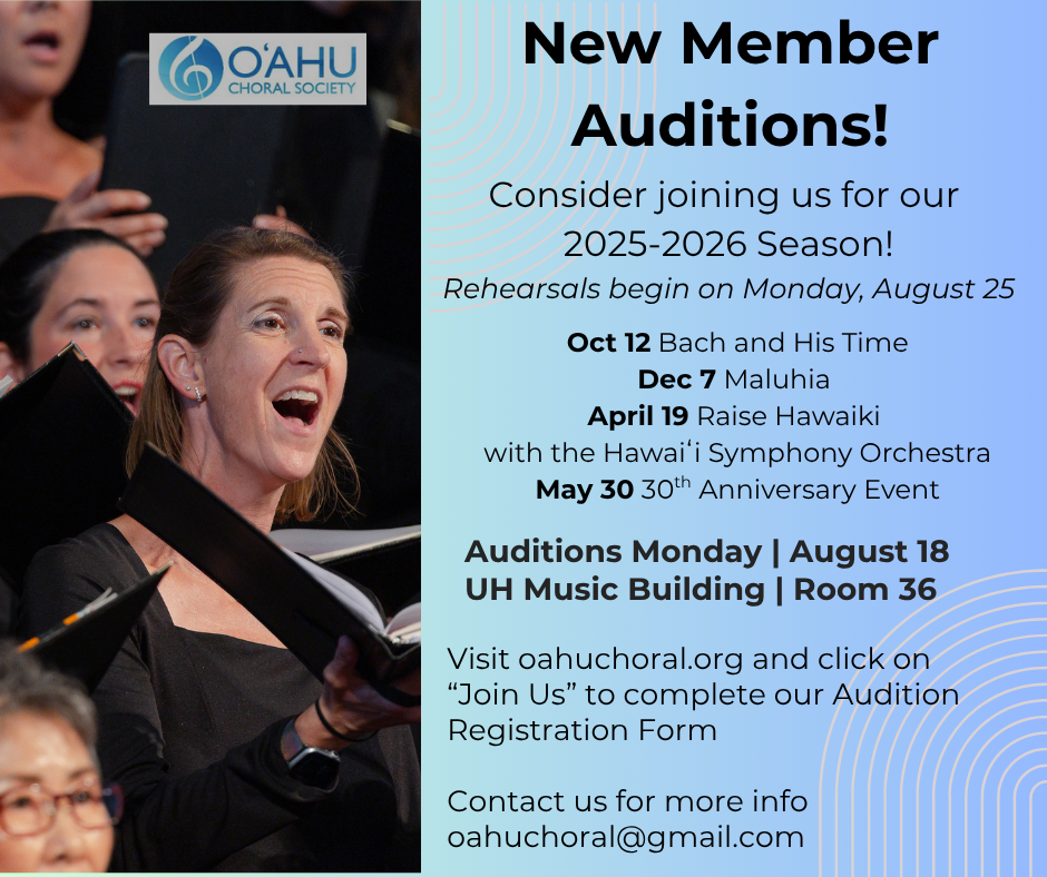 Sing with OCS! – The Hawaiʻi Chapter of the American Choral Directors ...